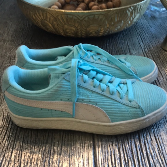 Puma | Shoes | Puma Size 6 Tiffany Blue Color | Poshmark